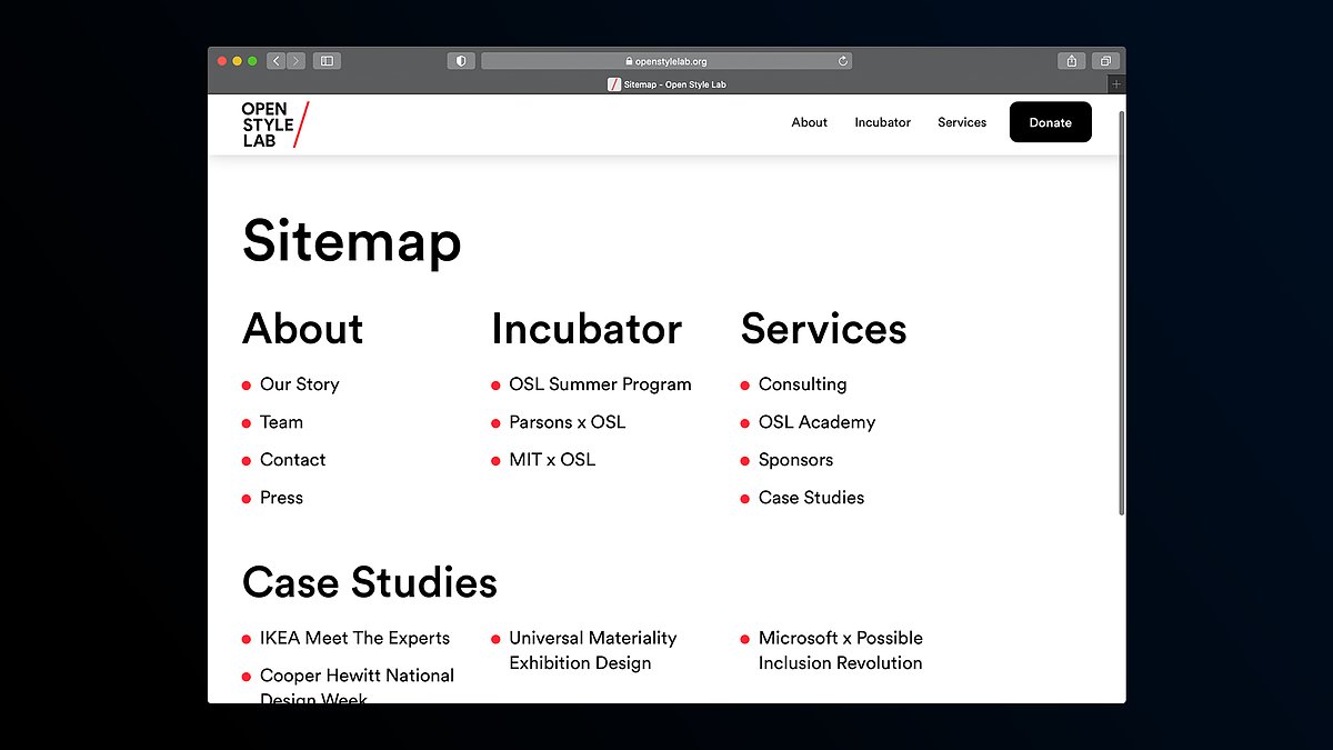 Open Style Lab - Accessibility Meets Style in this Online Environment - Labud | Design Studio in ...